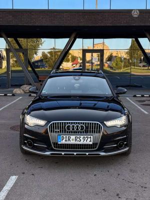 Blue Audi A6 Allroad 2014 in Raseiniai, with an engine capacity of 2.97 L and mileage of 257 thousand km for 15900 €, photo 4 on AUTOMOTO.COM.LV