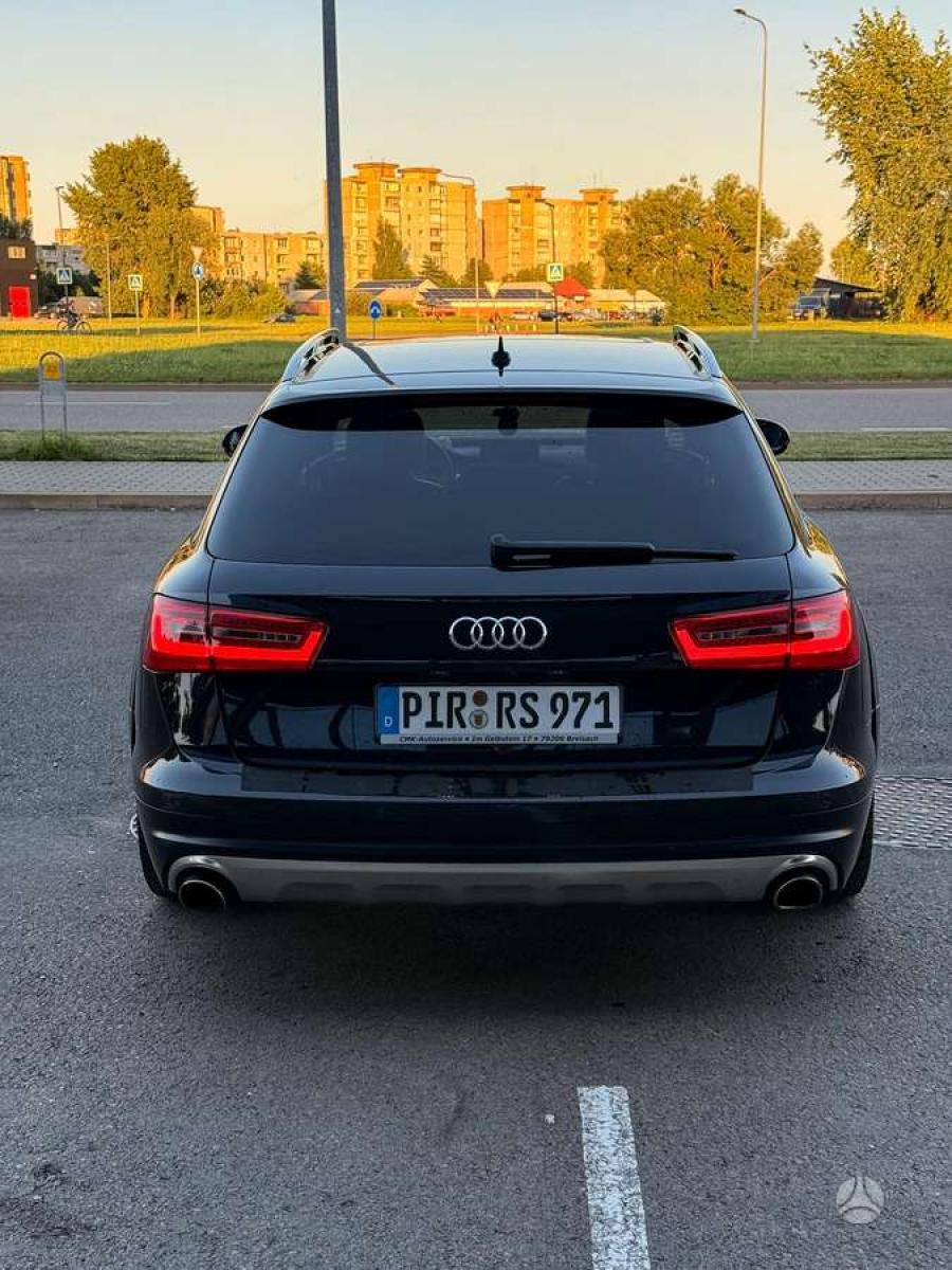 Blue Audi A6 Allroad 2014 in Raseiniai, with an engine capacity of 2.97 L and mileage of 257 thousand km for 15900 €, photo 9 on AUTOMOTO.COM.LV
