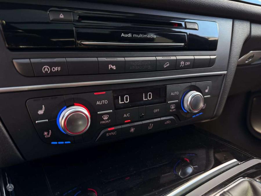 Blue Audi A6 Allroad 2014 in Raseiniai, with an engine capacity of 2.97 L and mileage of 257 thousand km for 15900 €, photo 28 on AUTOMOTO.COM.LV