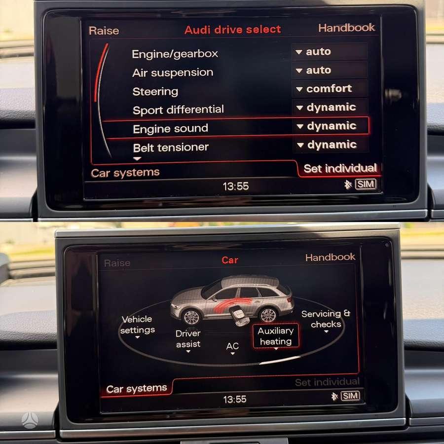 Blue Audi A6 Allroad 2014 in Raseiniai, with an engine capacity of 2.97 L and mileage of 257 thousand km for 15900 €, photo 31 on AUTOMOTO.COM.LV