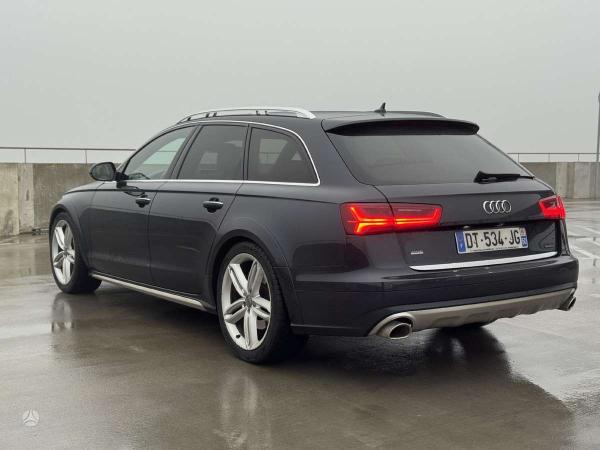 Blue Audi A6 Allroad 2015 in Vilnius, with an engine capacity of 2.97 L and mileage of 278 thousand km for 15300 €, photo 4 on AUTOMOTO.COM.LV