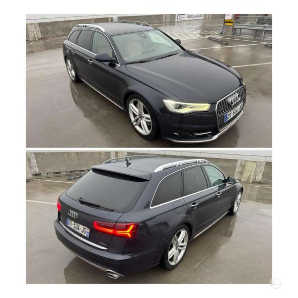Blue Audi A6 Allroad 2015 in Vilnius, with an engine capacity of 2.97 L and mileage of 278 thousand km for 15300 €, photo 10 on AUTOMOTO.COM.LV