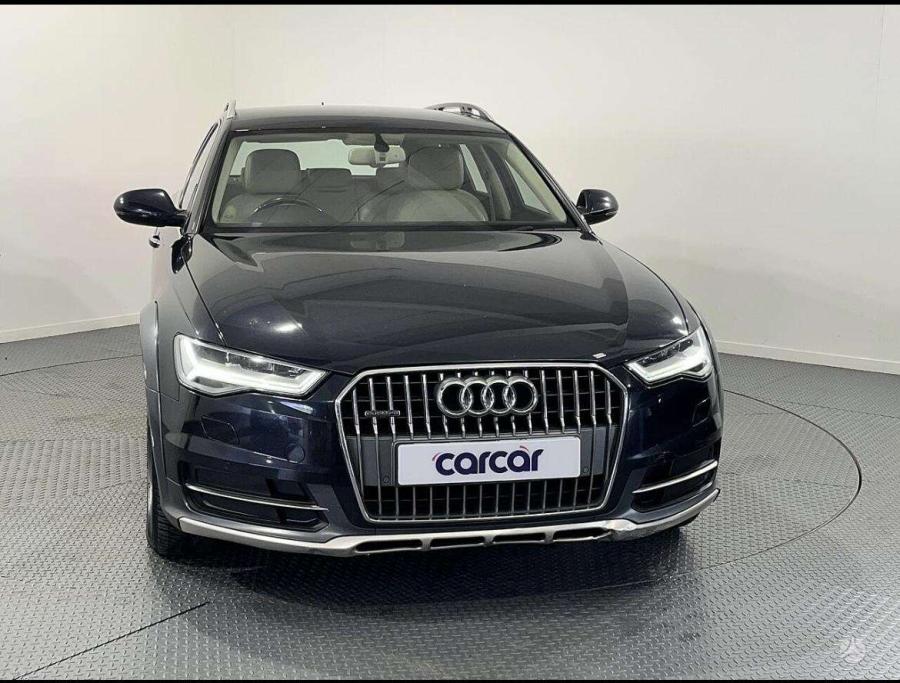 Blue Audi A6 Allroad 2016 in Raseiniai, with an engine capacity of 2.97 L and mileage of 230 thousand km for 8700 €, photo 1 on AUTOMOTO.COM.LV