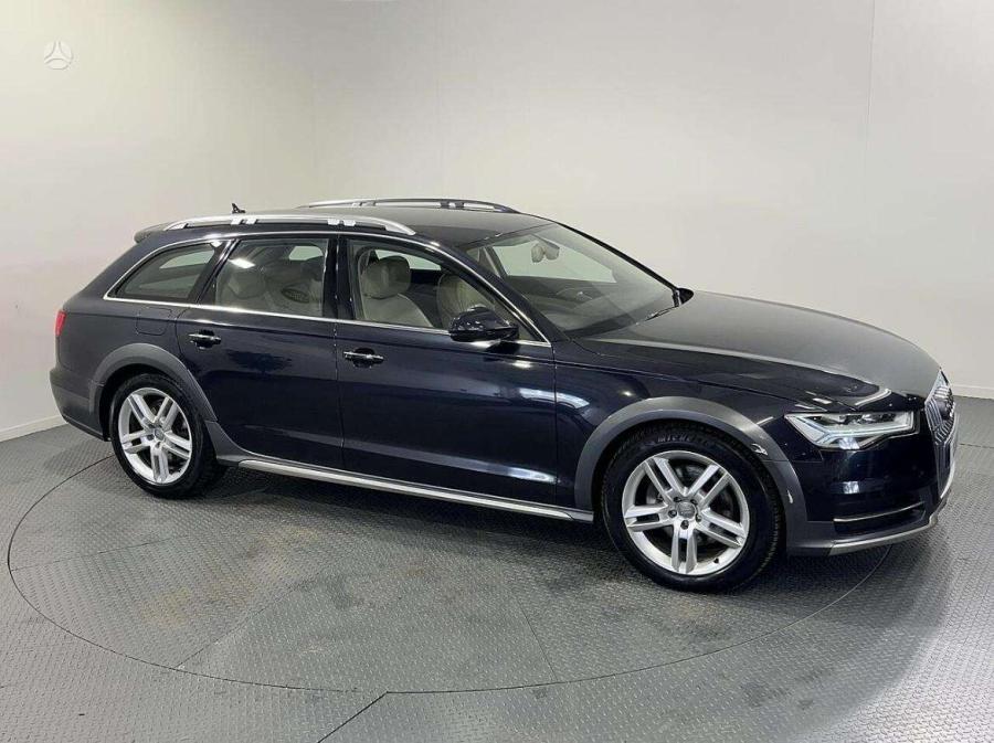 Blue Audi A6 Allroad 2016 in Raseiniai, with an engine capacity of 2.97 L and mileage of 230 thousand km for 8700 €, photo 3 on AUTOMOTO.COM.LV