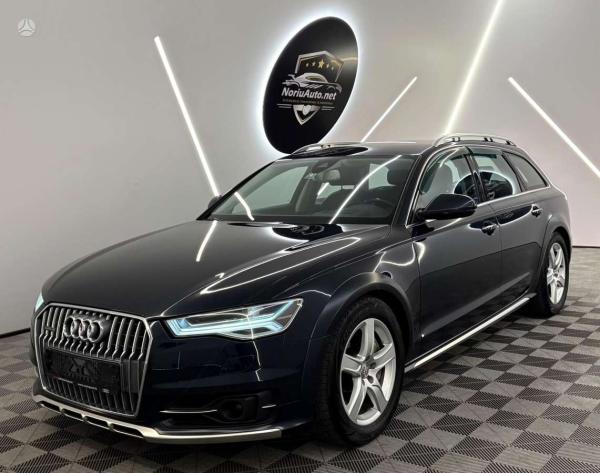 Blue Audi A6 Allroad 2017 in Marijampole, with an engine capacity of 2.97 L and mileage of 334 thousand km for 13750 €, photo 6 on AUTOMOTO.COM.LV