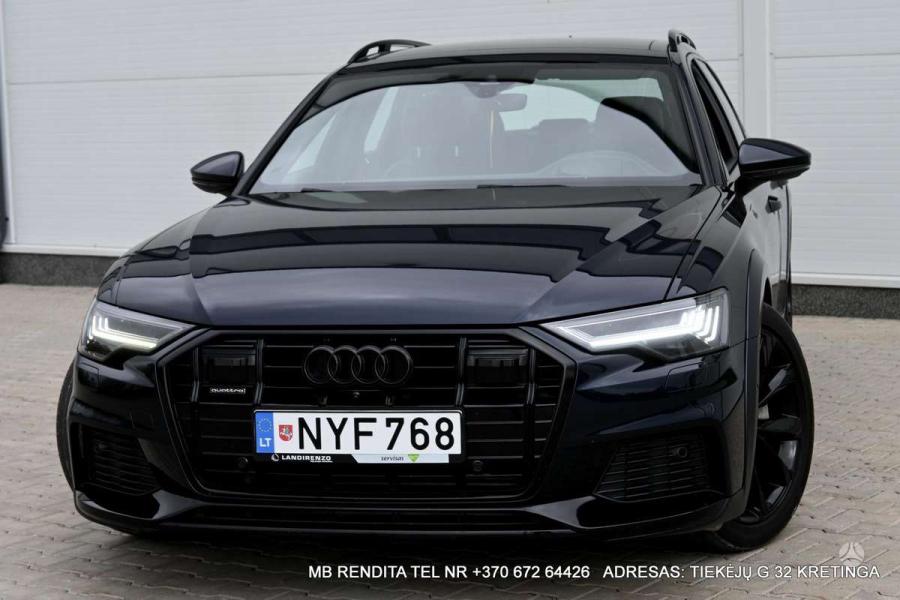 Blue Audi A6 Allroad 2021 in Kretinga, with an engine capacity of 3.00 L and mileage of 53 thousand km for 34499 €, photo 2 on AUTOMOTO.COM.LV
