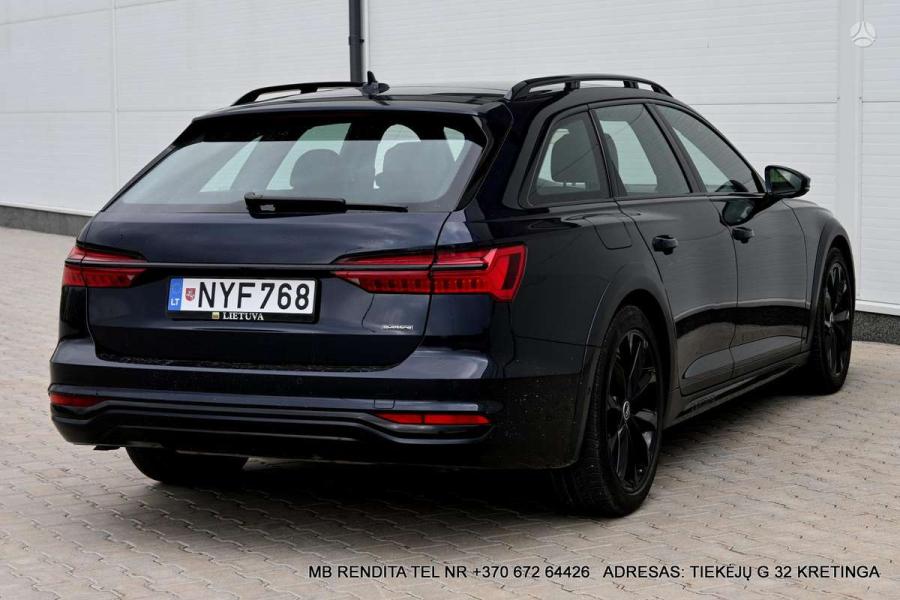 Blue Audi A6 Allroad 2021 in Kretinga, with an engine capacity of 3.00 L and mileage of 53 thousand km for 34499 €, photo 7 on AUTOMOTO.COM.LV