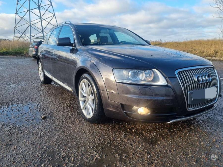 Brown Audi A6 Allroad 2007 in Kaunas, with an engine capacity of 2.97 L and mileage of 349 thousand km for 3750 €, photo 7 on AUTOMOTO.COM.LV