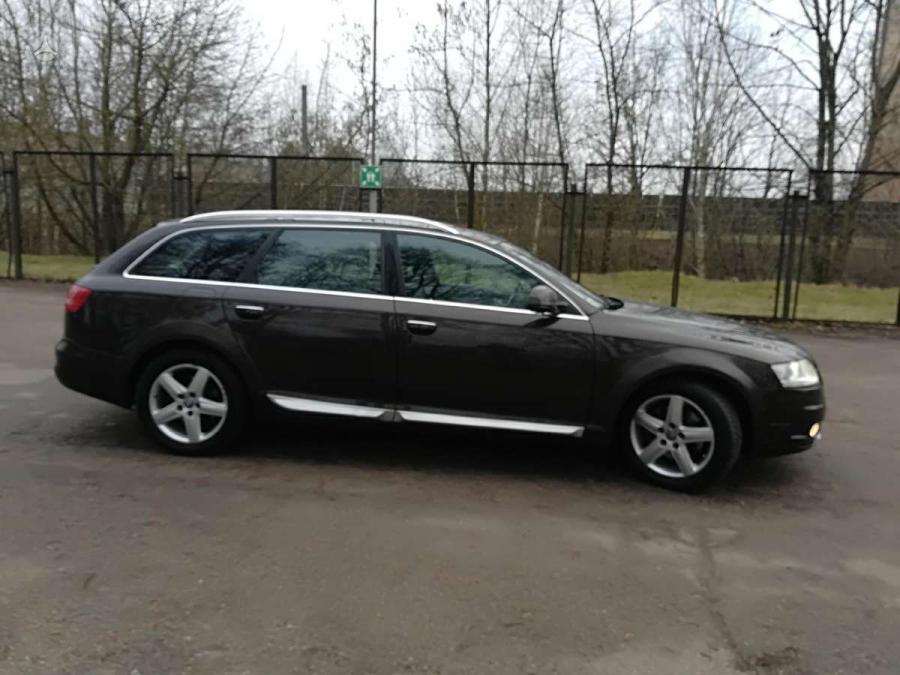Brown Audi A6 Allroad 2009 in Ukmerge, with an engine capacity of 2.70 L and mileage of 268 thousand km for 5850 €, photo 6 on AUTOMOTO.COM.LV