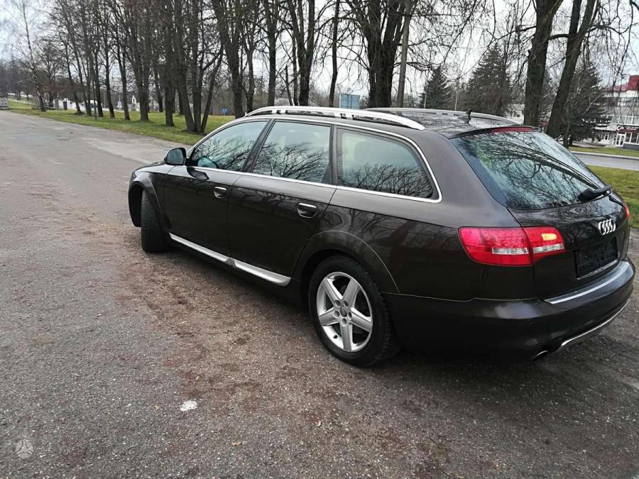 Brown Audi A6 Allroad 2009 in Ukmerge, with an engine capacity of 2.70 L and mileage of 268 thousand km for 5850 €, photo 9 on AUTOMOTO.COM.LV