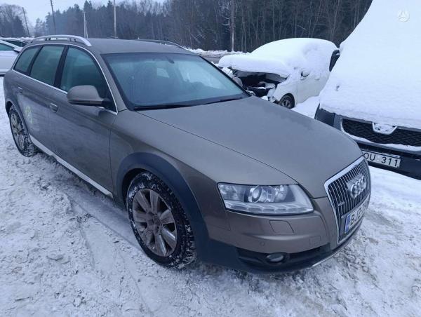 Brown Audi A6 Allroad 2009 in Utena, with an engine capacity of 2.97 L and mileage of 190 thousand km for 5100 €, photo 1 on AUTOMOTO.COM.LV