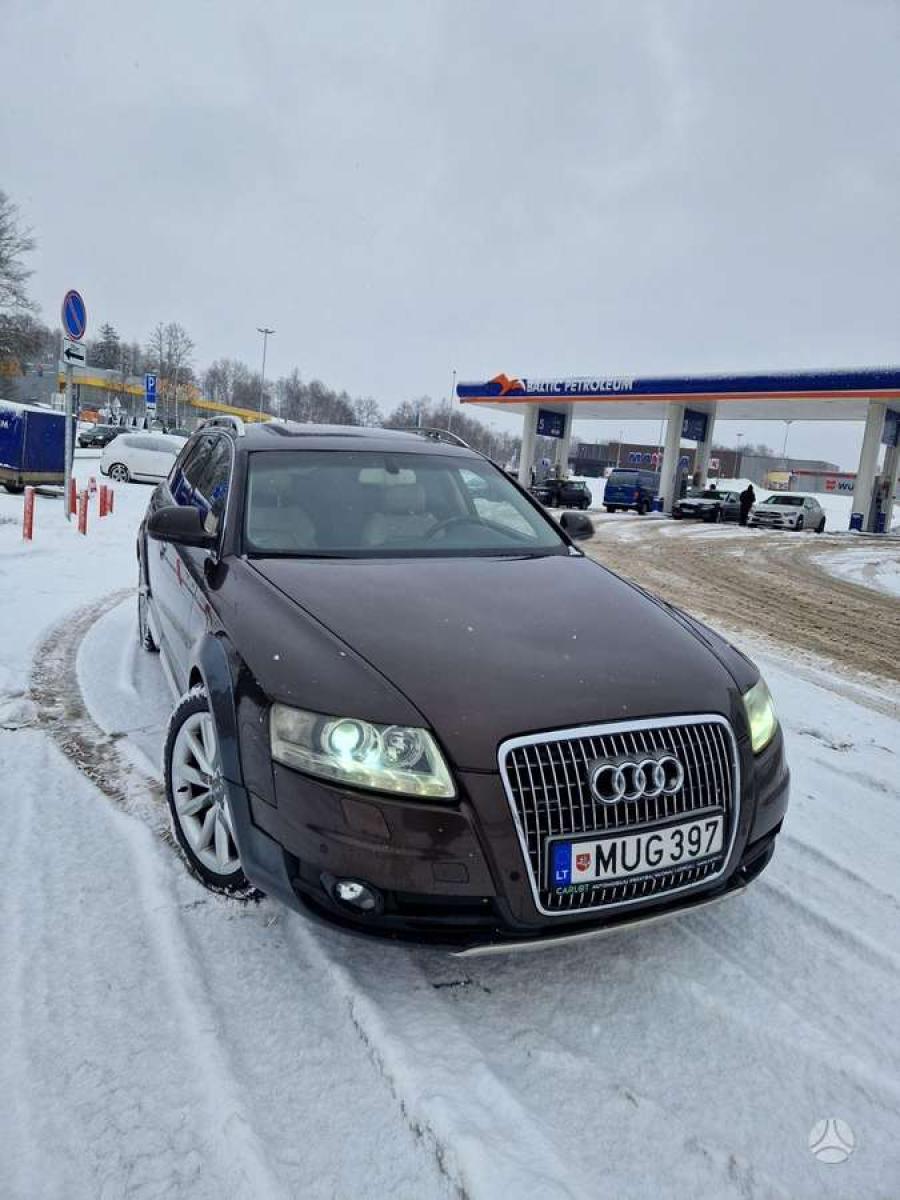Brown Audi A6 Allroad 2010 in Vilnius, with an engine capacity of 2.97 L and mileage of 423 thousand km for 4800 €, photo 3 on AUTOMOTO.COM.LV