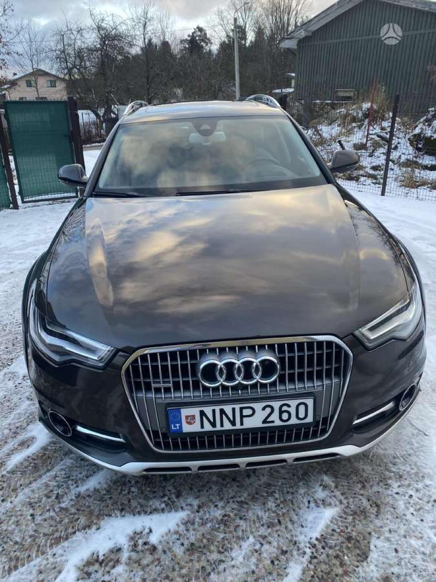 Brown Audi A6 Allroad 2012 in Vilnius, with an engine capacity of 2.97 L and mileage of 173 thousand km for 19200 €, photo 5 on AUTOMOTO.COM.LV