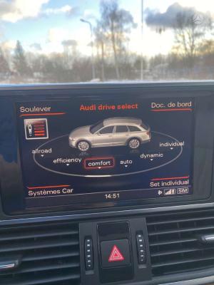 Brown Audi A6 Allroad 2012 in Vilnius, with an engine capacity of 2.97 L and mileage of 173 thousand km for 19200 €, photo 15 on AUTOMOTO.COM.LV