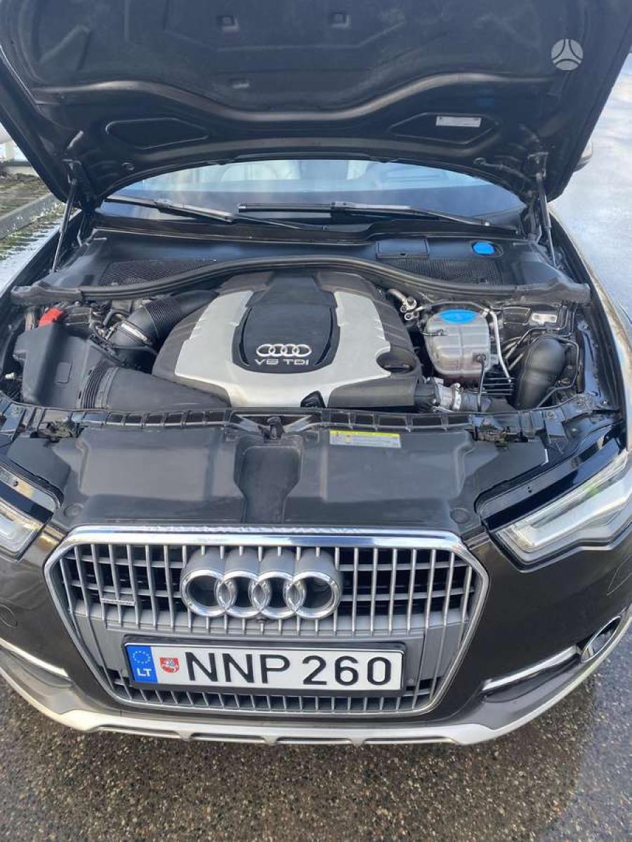 Brown Audi A6 Allroad 2012 in Vilnius, with an engine capacity of 2.97 L and mileage of 173 thousand km for 19200 €, photo 33 on AUTOMOTO.COM.LV