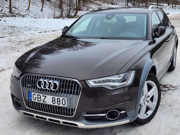 Brūns Audi A6 Allroad 2012 Viļņa, ar dzinēja tilpumu 3.00 L un nobraukumu 335 tūkst. km par 11350 €, foto 1 vietnē AUTOMOTO.COM.LV