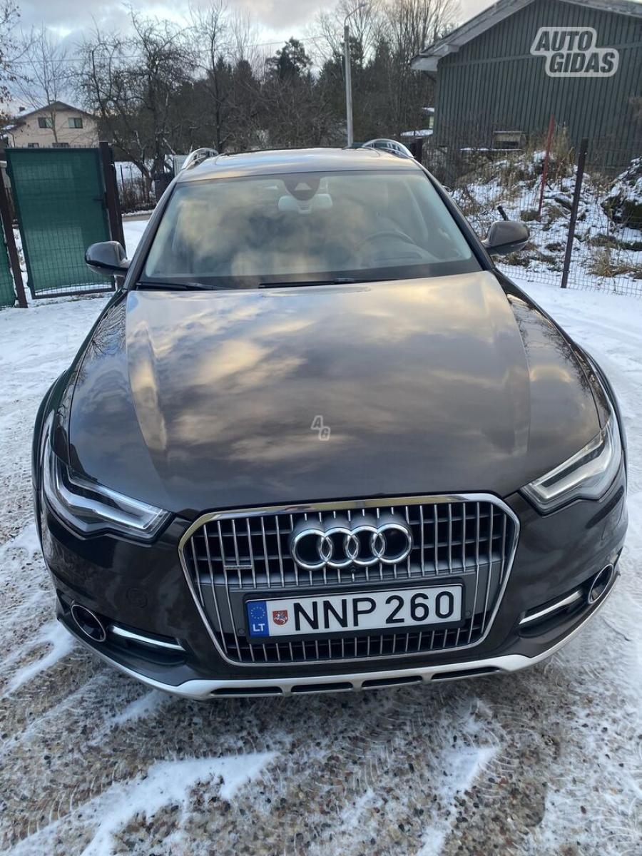 Brown Audi A6 Allroad 2012 in Vilnius, with an engine capacity of 3.00 L and mileage of 173 thousand km for 17999 €, photo 2 on AUTOMOTO.COM.LV