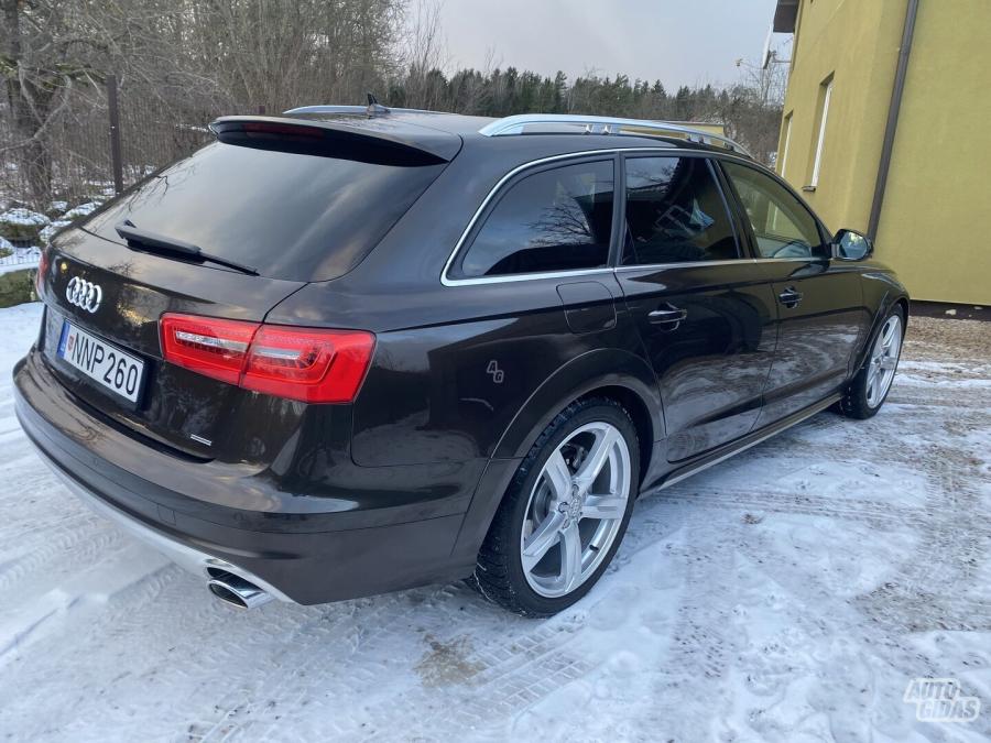 Brown Audi A6 Allroad 2012 in Vilnius, with an engine capacity of 3.00 L and mileage of 173 thousand km for 17999 €, photo 3 on AUTOMOTO.COM.LV