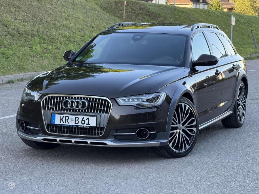 Brūns Audi A6 Allroad 2012 Jonava, ar dzinēja tilpumu 2.97 L un nobraukumu 215 tūkst. km par 13999 €, foto 1 vietnē AUTOMOTO.COM.LV