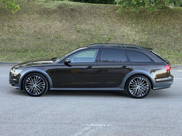 Brown Audi A6 Allroad 2012 in Jonava, with an engine capacity of 2.97 L and mileage of 215 thousand km for 13999 €, photo 4 on AUTOMOTO.COM.LV