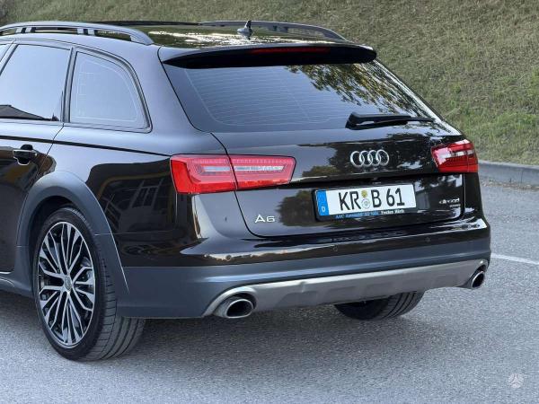 Brown Audi A6 Allroad 2012 in Jonava, with an engine capacity of 2.97 L and mileage of 215 thousand km for 13999 €, photo 7 on AUTOMOTO.COM.LV