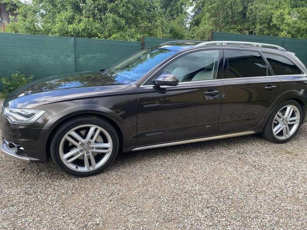 Brown Audi A6 Allroad 2012 in Vilnius, with an engine capacity of 2.97 L and mileage of 176 thousand km for 17500 €, photo 1 on AUTOMOTO.COM.LV