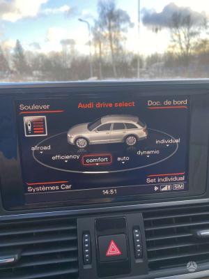Brown Audi A6 Allroad 2012 in Vilnius, with an engine capacity of 2.97 L and mileage of 176 thousand km for 17500 €, photo 21 on AUTOMOTO.COM.LV