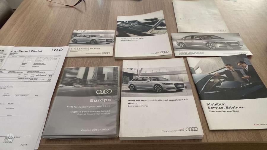 Brown Audi A6 Allroad 2012 in Vilnius, with an engine capacity of 2.97 L and mileage of 176 thousand km for 17500 €, photo 46 on AUTOMOTO.COM.LV