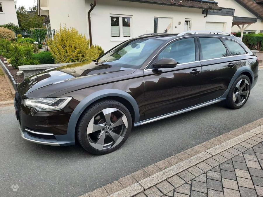 Brown Audi A6 Allroad 2012 in Utena, with an engine capacity of 2.97 L and mileage of 294 thousand km for 8950 €, photo 5 on AUTOMOTO.COM.LV