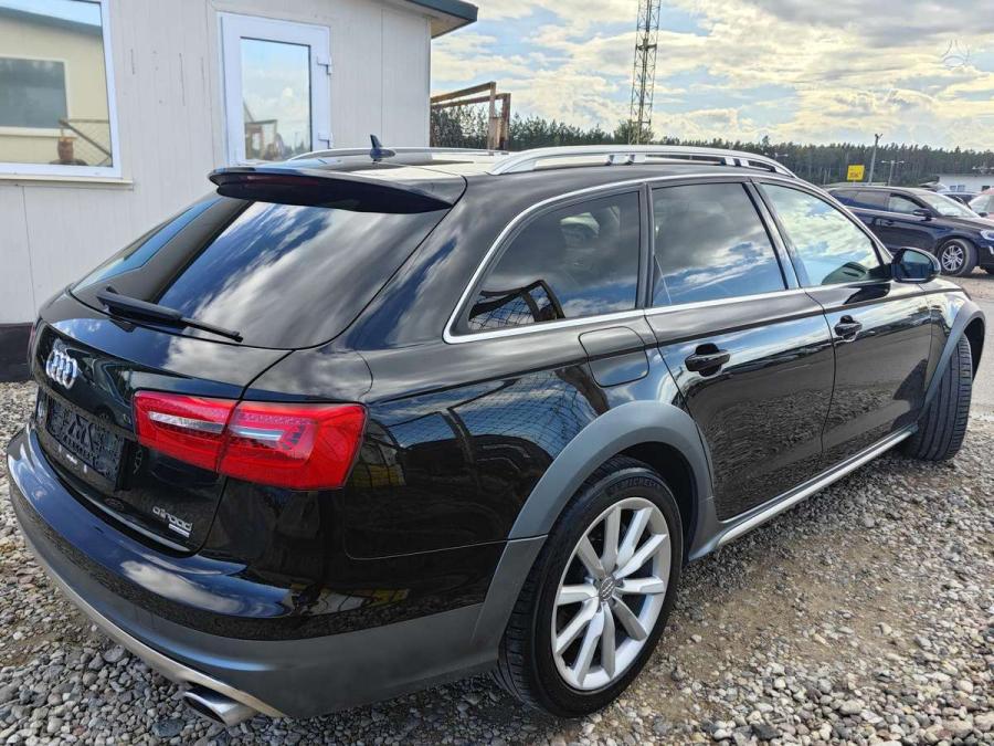 Brown Audi A6 Allroad 2012 in Vilnius, with an engine capacity of 2.97 L and mileage of 255 thousand km for 11700 €, photo 6 on AUTOMOTO.COM.LV