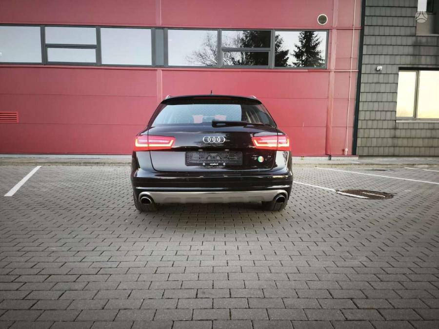 Brown Audi A6 Allroad 2013 in Kaunas, with an engine capacity of 2.97 L and mileage of 27 thousand km for 12450 €, photo 4 on AUTOMOTO.COM.LV