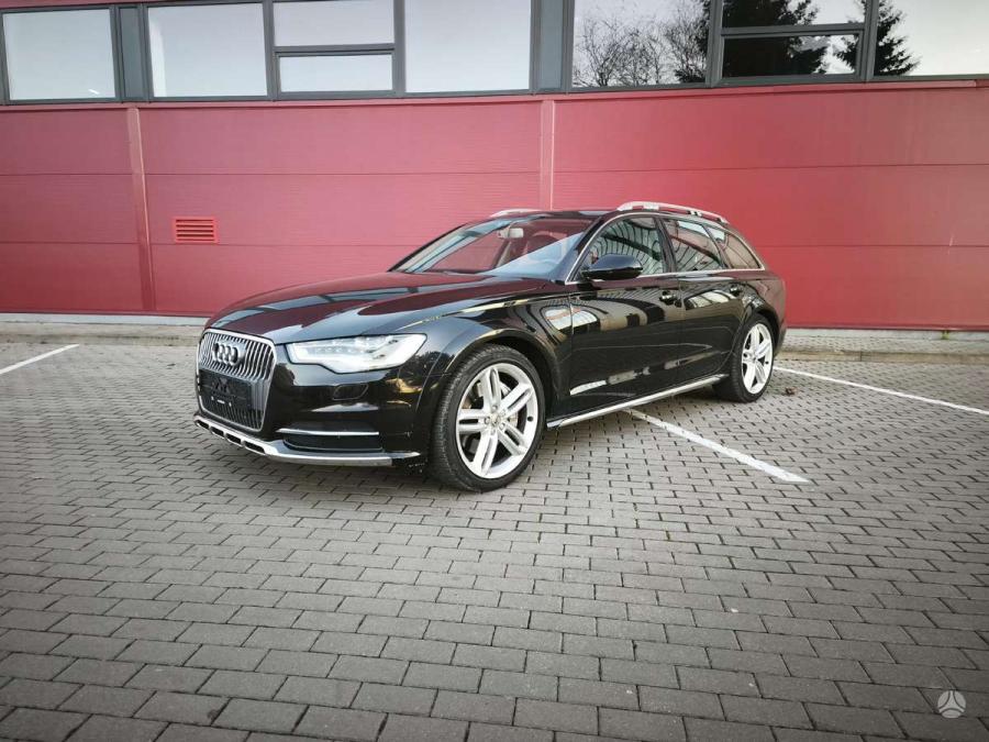 Brown Audi A6 Allroad 2013 in Kaunas, with an engine capacity of 2.97 L and mileage of 27 thousand km for 12450 €, photo 9 on AUTOMOTO.COM.LV