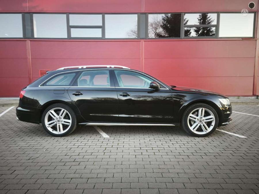 Brown Audi A6 Allroad 2013 in Kaunas, with an engine capacity of 2.97 L and mileage of 27 thousand km for 12450 €, photo 15 on AUTOMOTO.COM.LV