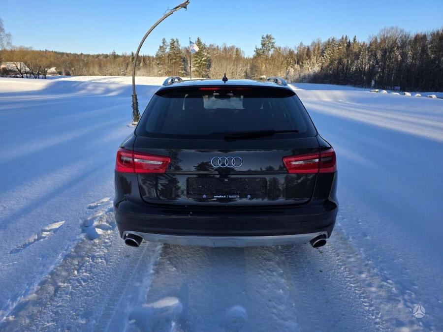 Brown Audi A6 Allroad 2013 in Telschi, with an engine capacity of 2.97 L and mileage of 286 thousand km for 10450 €, photo 6 on AUTOMOTO.COM.LV