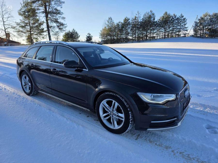 Brown Audi A6 Allroad 2013 in Telschi, with an engine capacity of 2.97 L and mileage of 286 thousand km for 10450 €, photo 8 on AUTOMOTO.COM.LV