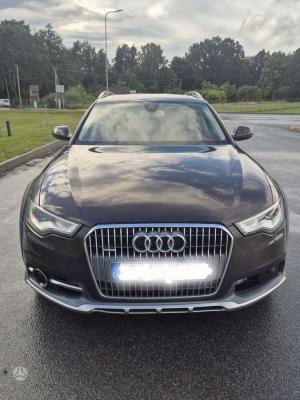 Brown Audi A6 Allroad 2013 in Raseiniai, with an engine capacity of 2.97 L and mileage of 389 thousand km for 12000 €, photo 6 on AUTOMOTO.COM.LV