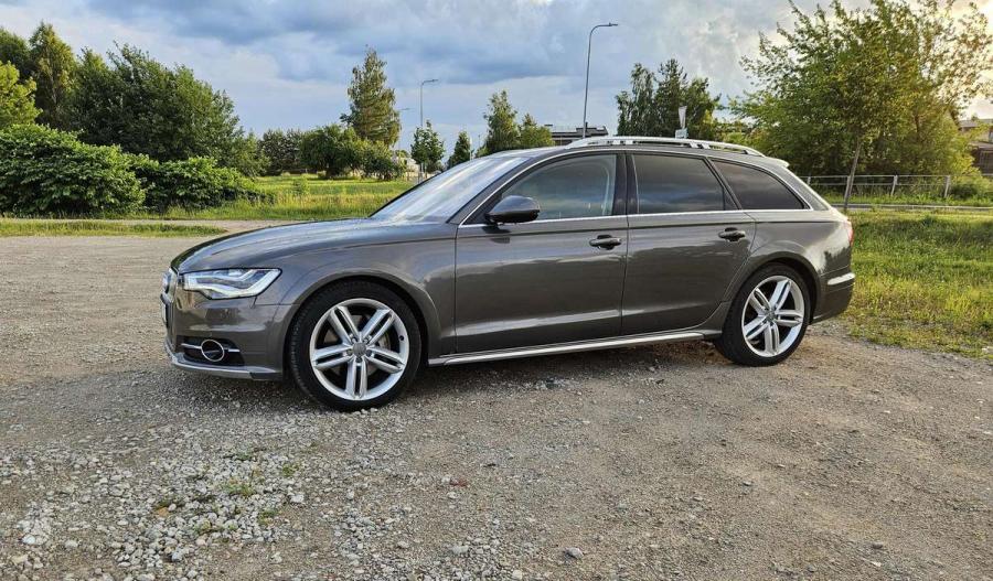 Brown Audi A6 Allroad 2013 in Vilnius, with an engine capacity of 2.97 L and mileage of 340 thousand km for 14000 €, photo 5 on AUTOMOTO.COM.LV