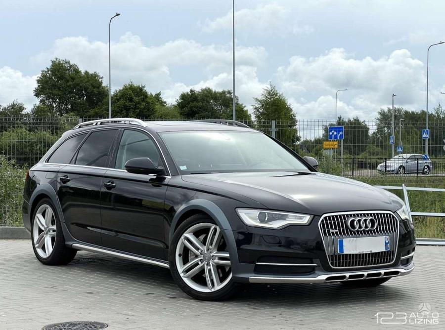 Brown Audi A6 Allroad 2013 in Taurage, with an engine capacity of 3.00 L and mileage of 292 thousand km for 12990 €, photo 6 on AUTOMOTO.COM.LV