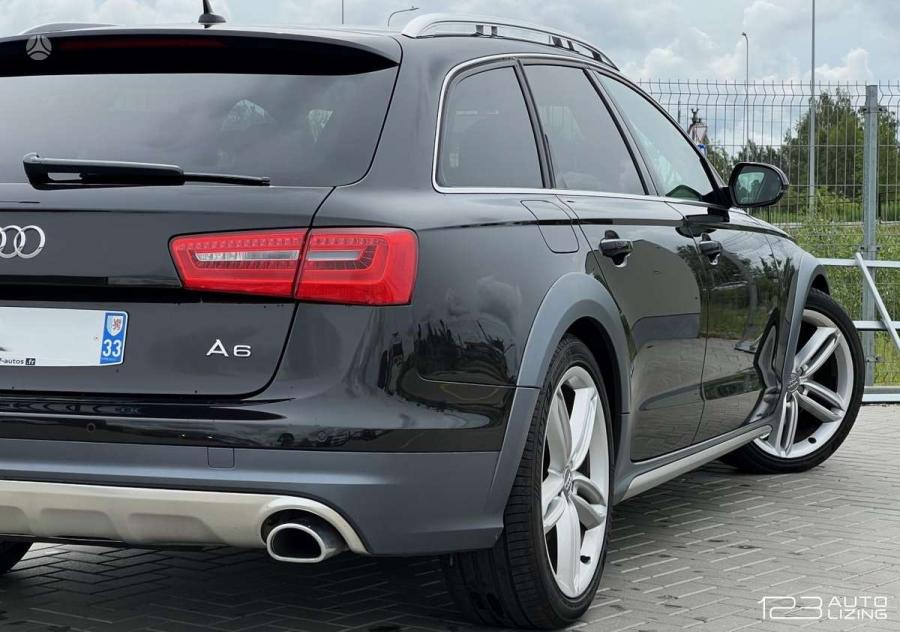 Brown Audi A6 Allroad 2013 in Taurage, with an engine capacity of 3.00 L and mileage of 292 thousand km for 12990 €, photo 11 on AUTOMOTO.COM.LV