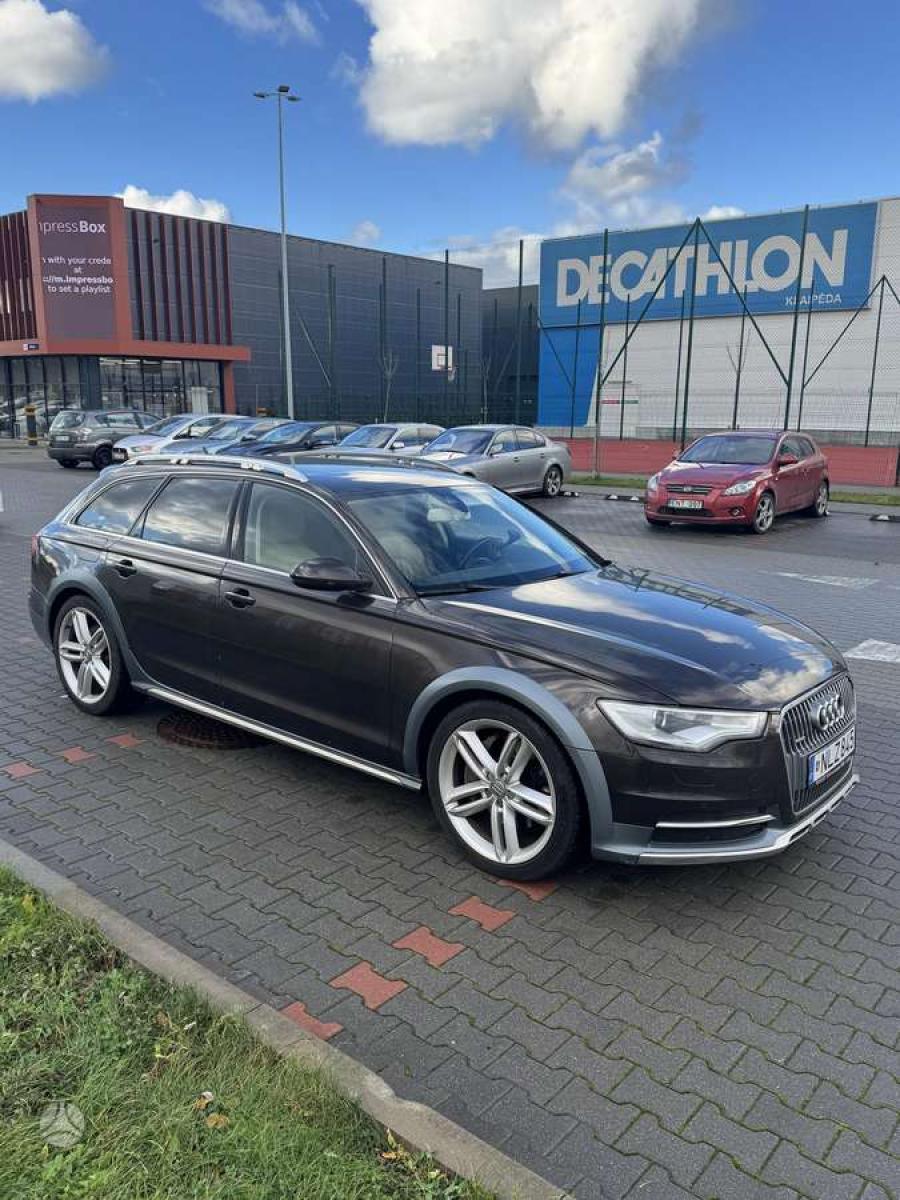 Brown Audi A6 Allroad 2013 in Klaipeda, with an engine capacity of 2.97 L and mileage of 380 thousand km for 11250 €, photo 5 on AUTOMOTO.COM.LV