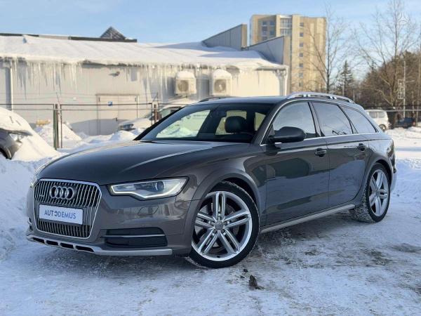 Brown Audi A6 Allroad 2014 in Mazeikiai, with an engine capacity of 2.97 L and mileage of 284 thousand km for 13900 €, photo 1 on AUTOMOTO.COM.LV