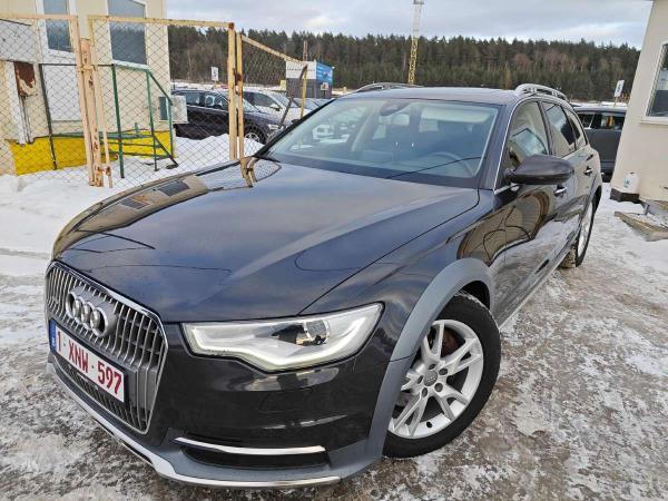 Brown Audi A6 Allroad 2014 in Vilnius, with an engine capacity of 2.97 L and mileage of 251 thousand km for 10500 €, photo 1 on AUTOMOTO.COM.LV