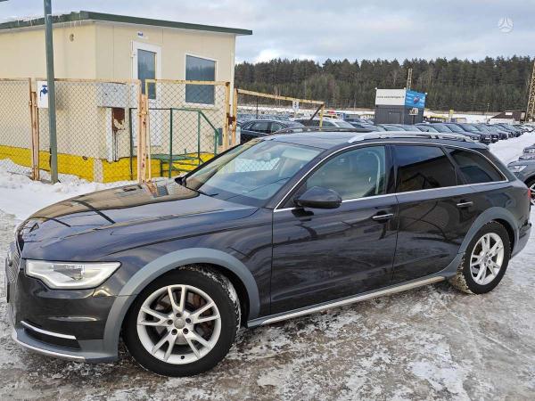 Brown Audi A6 Allroad 2014 in Vilnius, with an engine capacity of 2.97 L and mileage of 251 thousand km for 10500 €, photo 7 on AUTOMOTO.COM.LV
