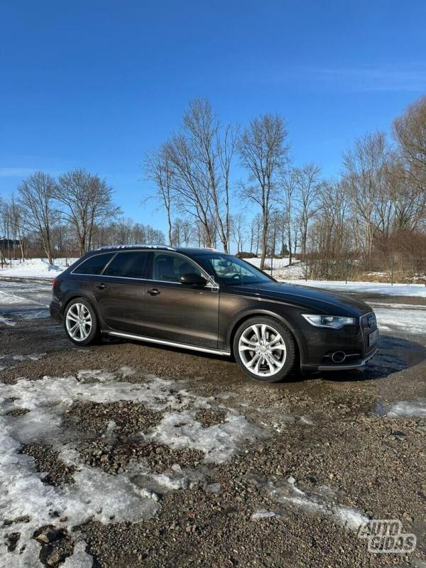 Brown Audi A6 Allroad 2014 in Klaipeda, with an engine capacity of 3.00 L and mileage of 343 thousand km for 16600 €, photo 2 on AUTOMOTO.COM.LV