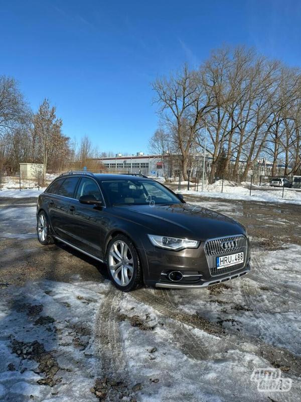 Brown Audi A6 Allroad 2014 in Klaipeda, with an engine capacity of 3.00 L and mileage of 343 thousand km for 16600 €, photo 8 on AUTOMOTO.COM.LV