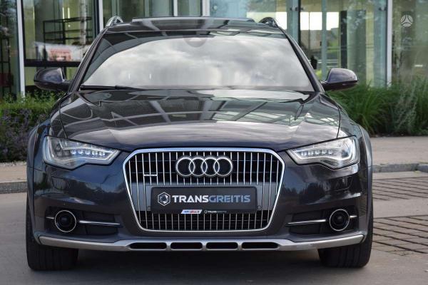 Brown Audi A6 Allroad 2014 in Vilnius, with an engine capacity of 2.97 L and mileage of 376 thousand km for 9999 €, photo 2 on AUTOMOTO.COM.LV