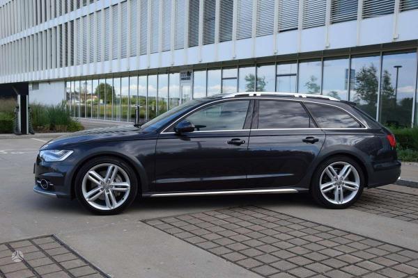 Brown Audi A6 Allroad 2014 in Vilnius, with an engine capacity of 2.97 L and mileage of 376 thousand km for 9999 €, photo 8 on AUTOMOTO.COM.LV