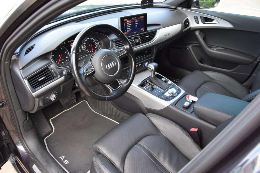 Brown Audi A6 Allroad 2014 in Vilnius, with an engine capacity of 2.97 L and mileage of 376 thousand km for 9999 €, photo 16 on AUTOMOTO.COM.LV