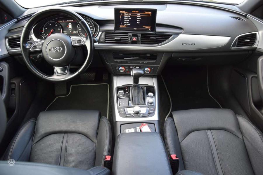 Brown Audi A6 Allroad 2014 in Vilnius, with an engine capacity of 2.97 L and mileage of 376 thousand km for 9999 €, photo 17 on AUTOMOTO.COM.LV