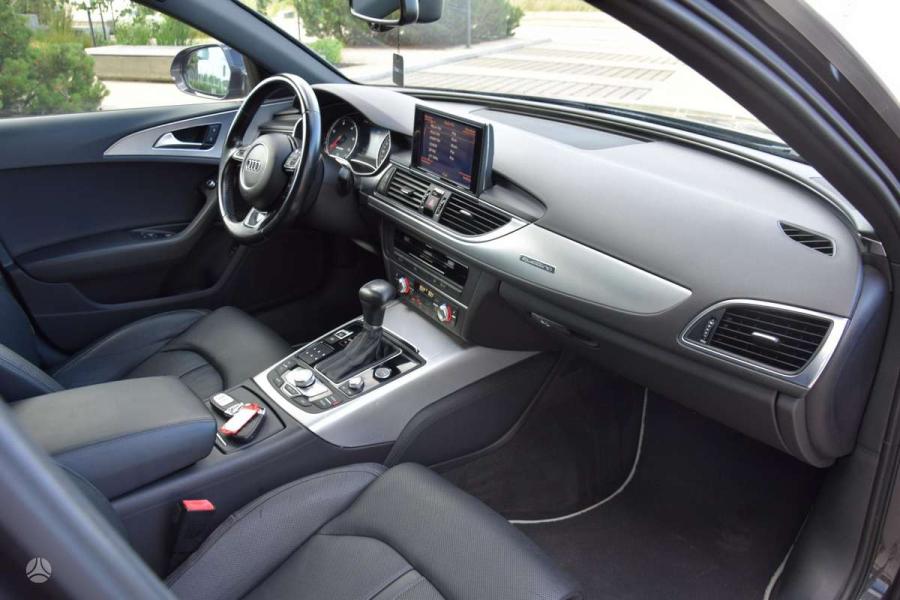 Brown Audi A6 Allroad 2014 in Vilnius, with an engine capacity of 2.97 L and mileage of 376 thousand km for 9999 €, photo 18 on AUTOMOTO.COM.LV